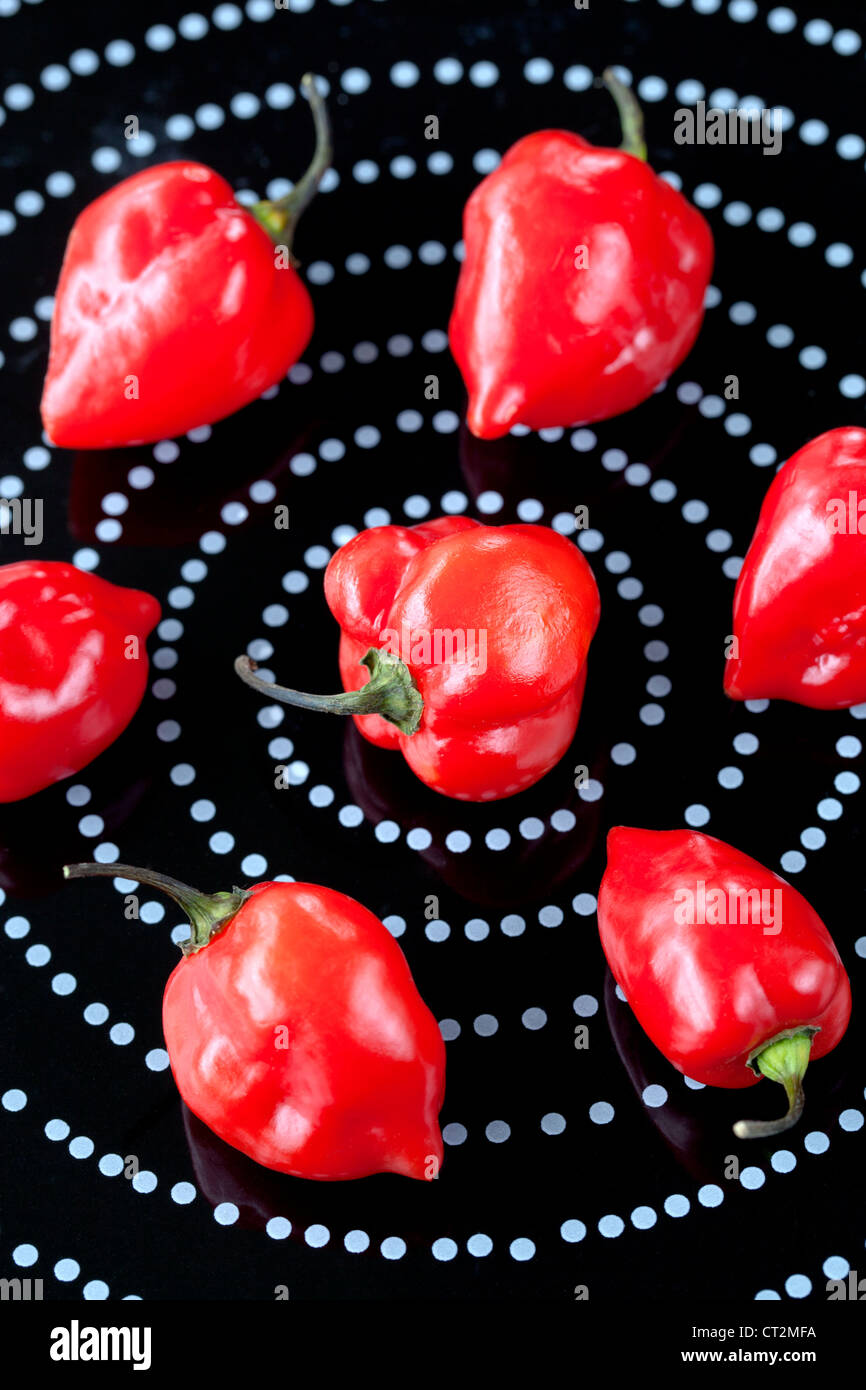 Red scotch bonnet hi-res stock photography and images - Alamy