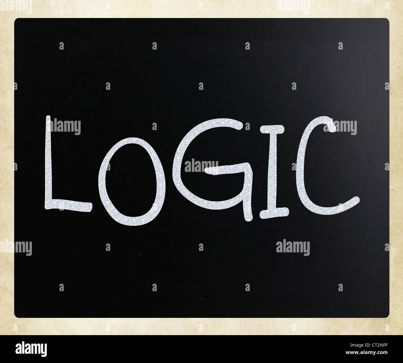 Logic text hi-res stock photography and images - Alamy