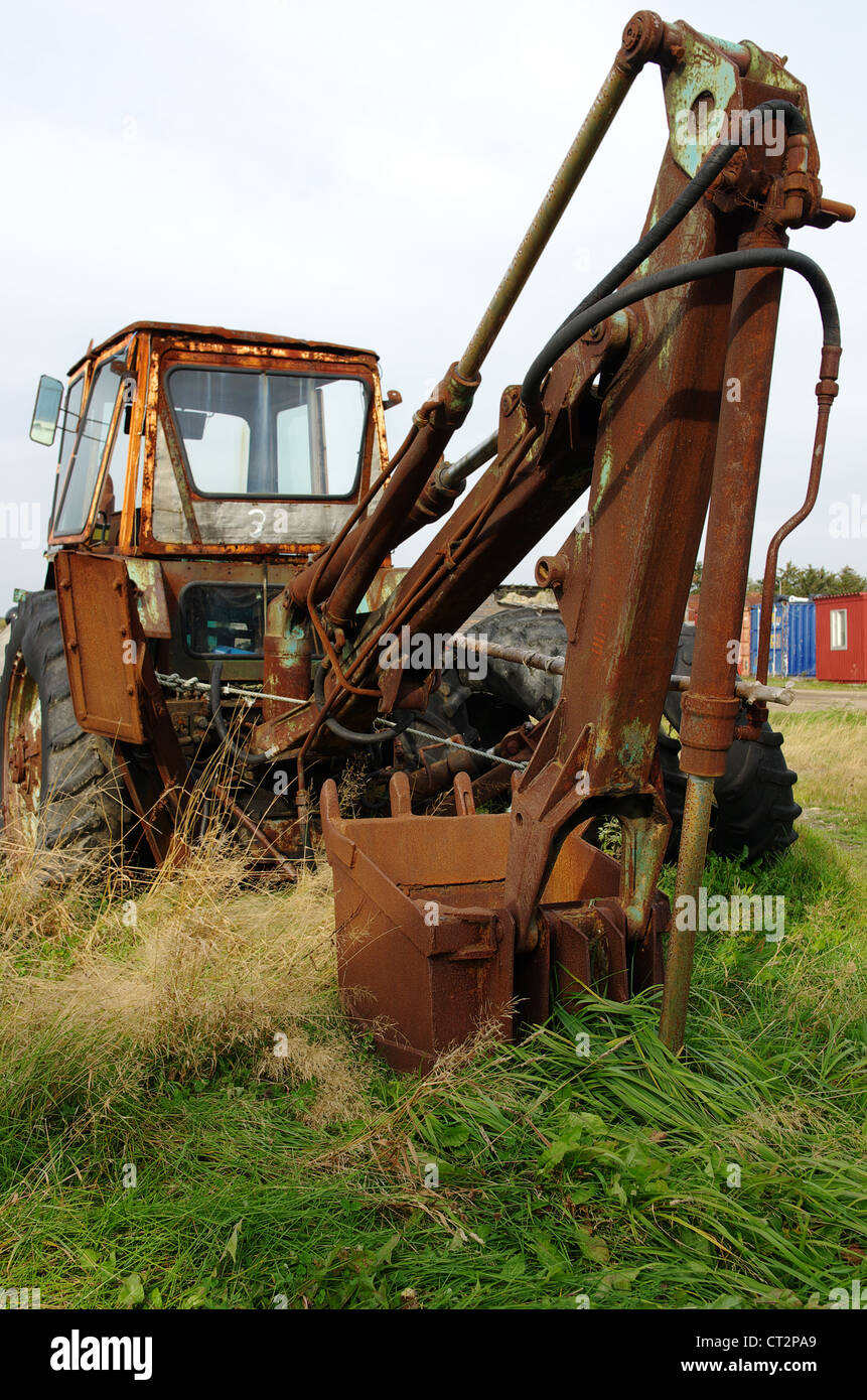 Ruined tractor hi-res stock photography and images - Alamy