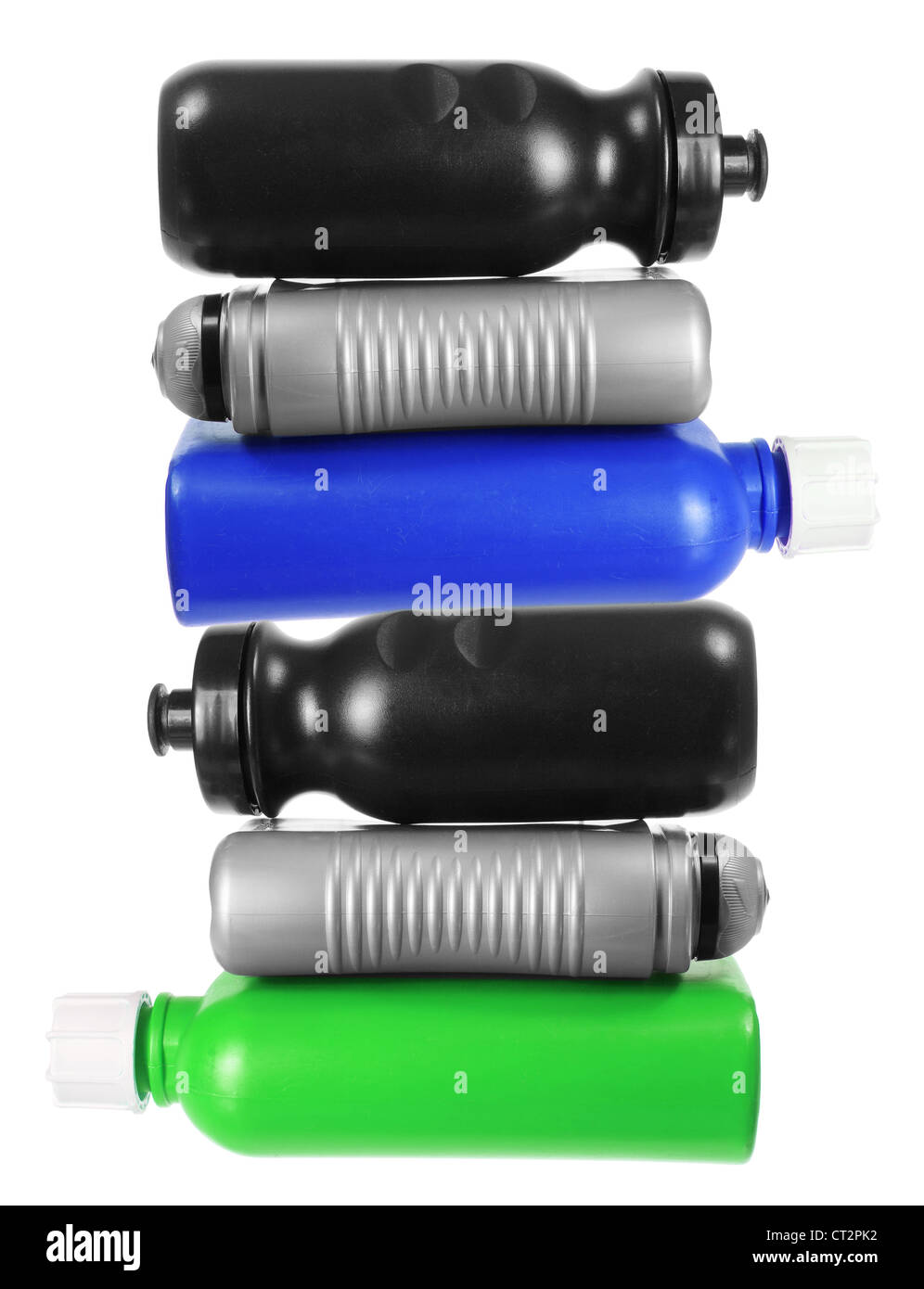 Stack of Plastic Flasks Stock Photo - Alamy