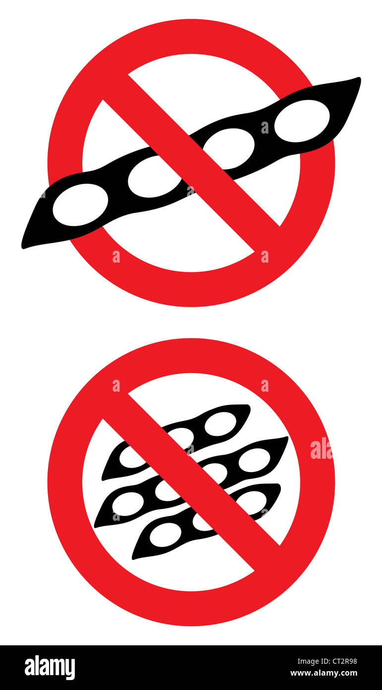 No soy. Vector sign Stock Photo - Alamy