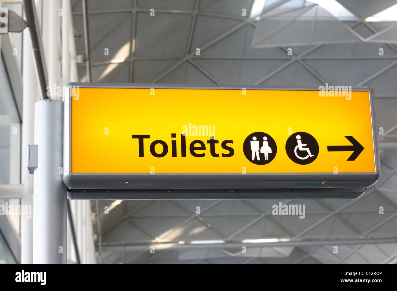 Airport toilet sign hi-res stock photography and images - Alamy