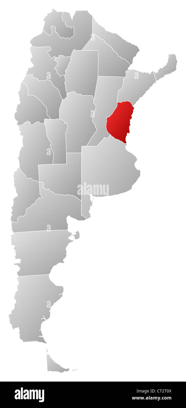 Map of entre rios hi-res stock photography and images - Alamy