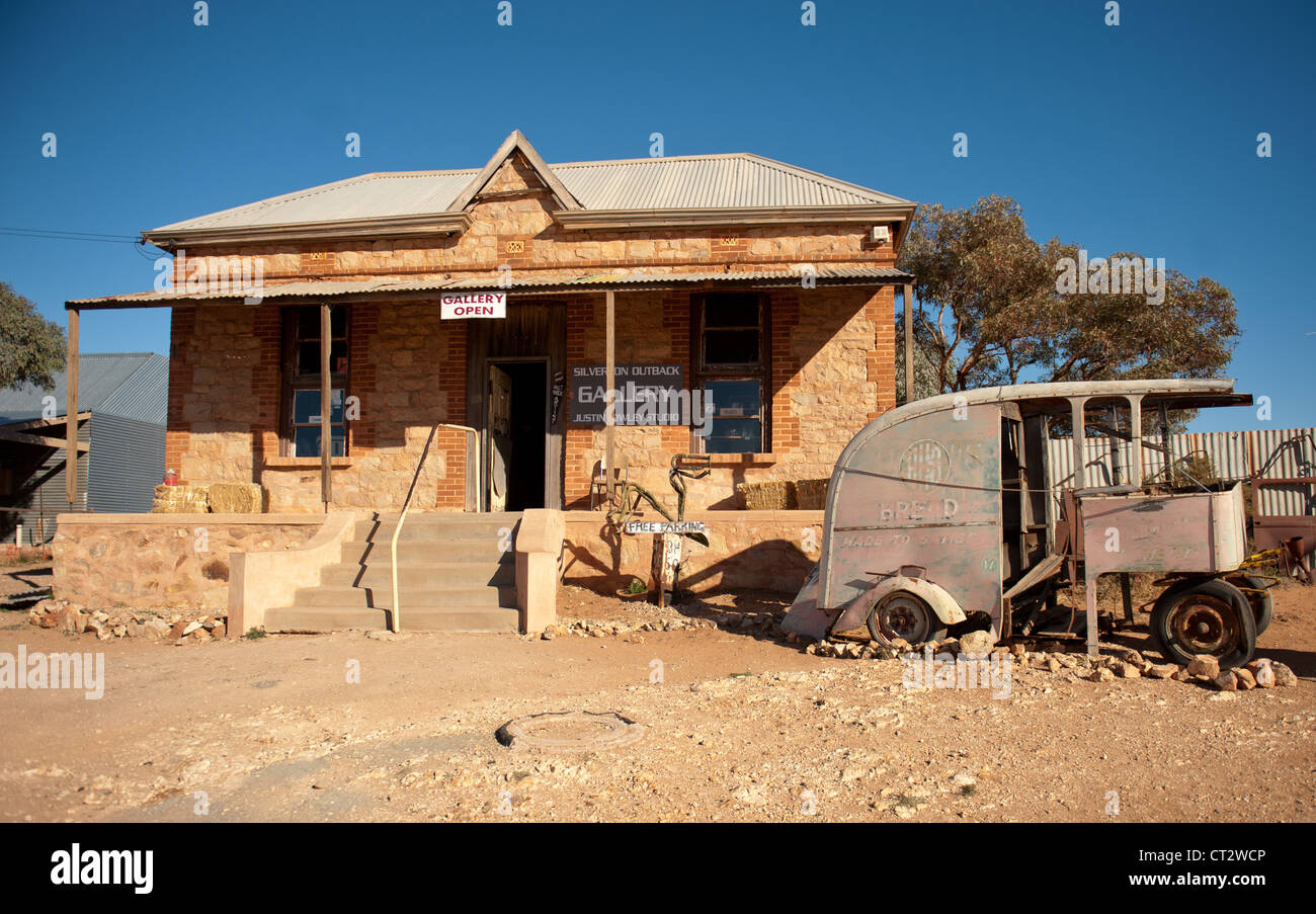 Historic homestead, now serving as a gallery, in Silverton, Outback New ...