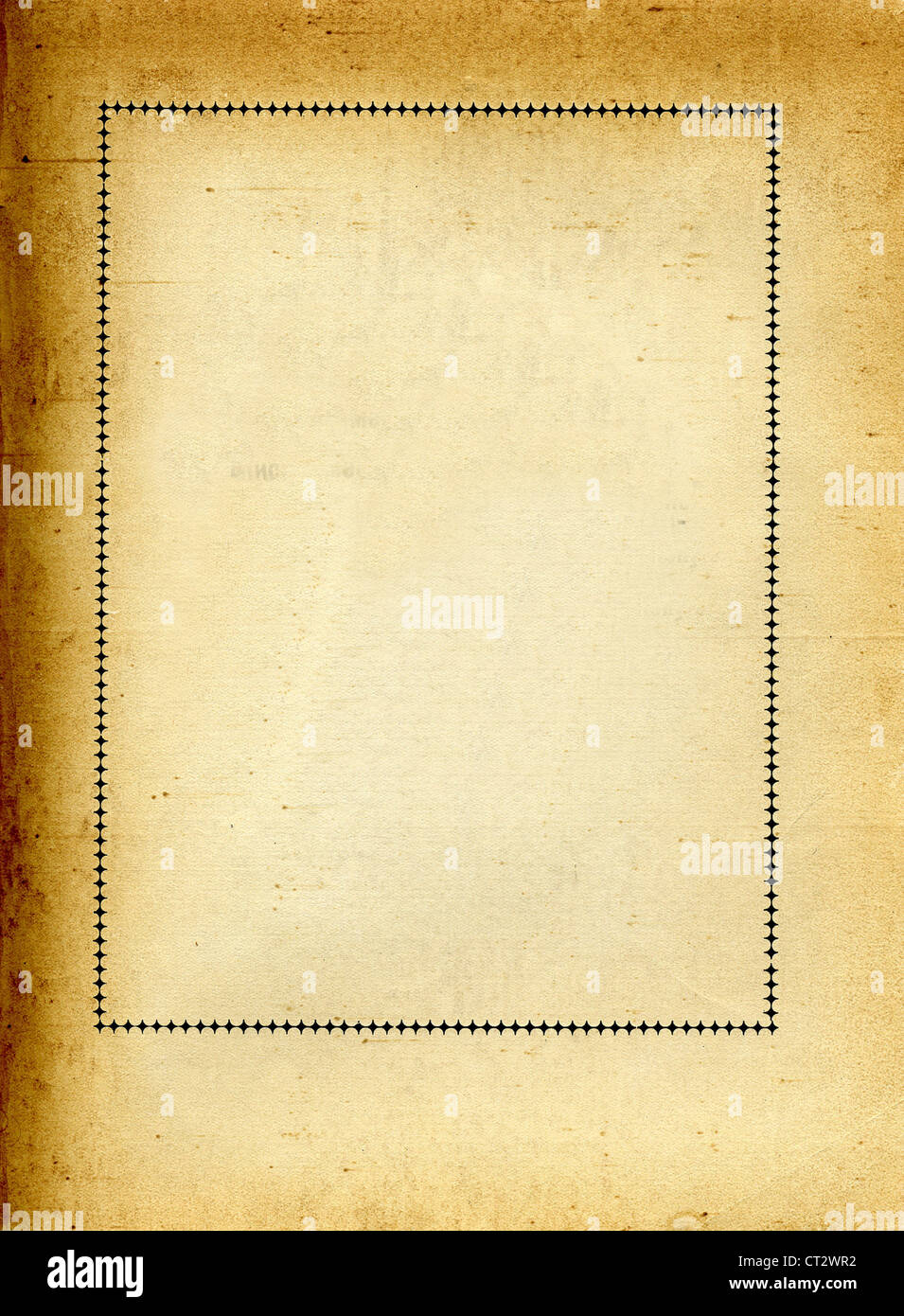 frame on old paper Stock Photo - Alamy