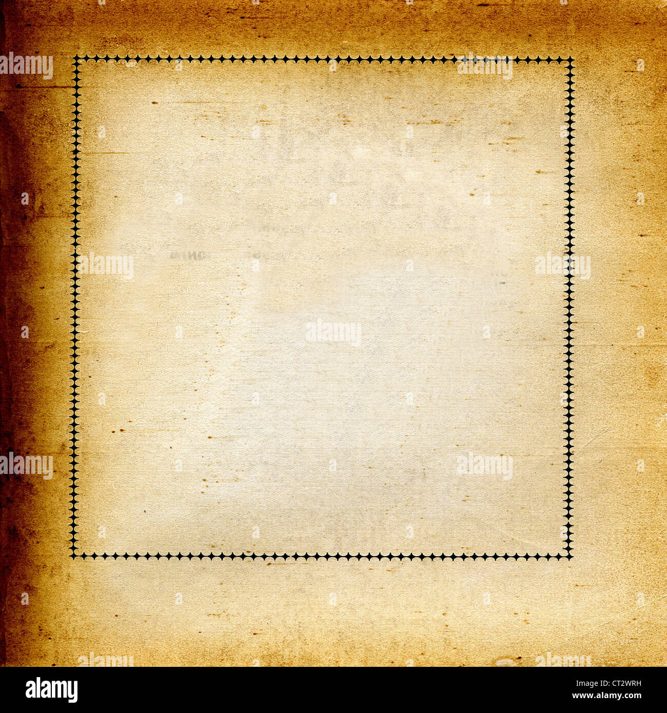 frame on old paper Stock Photo - Alamy