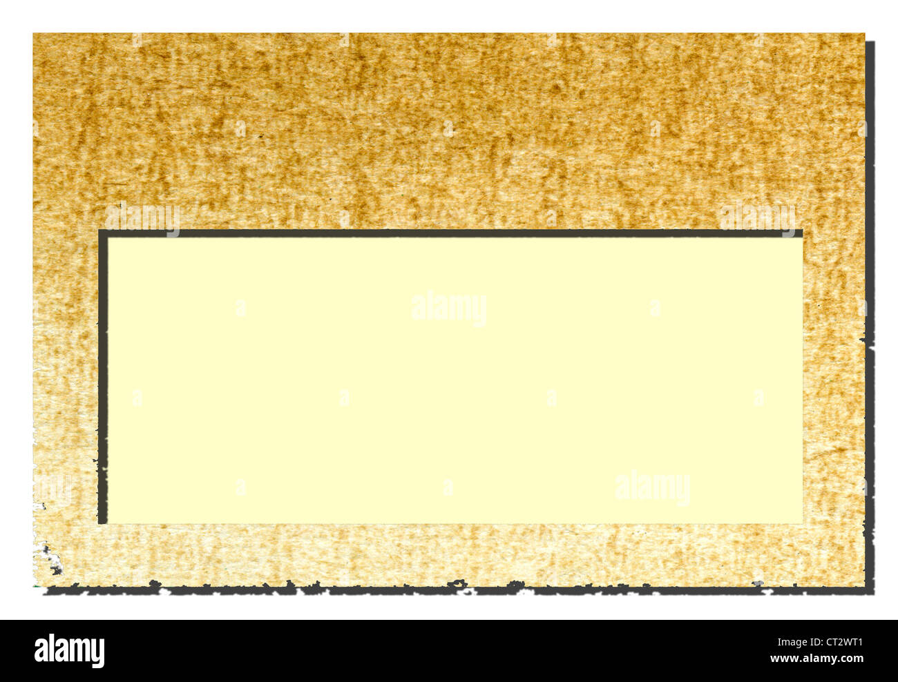 decorative frame from old paper Stock Photo - Alamy