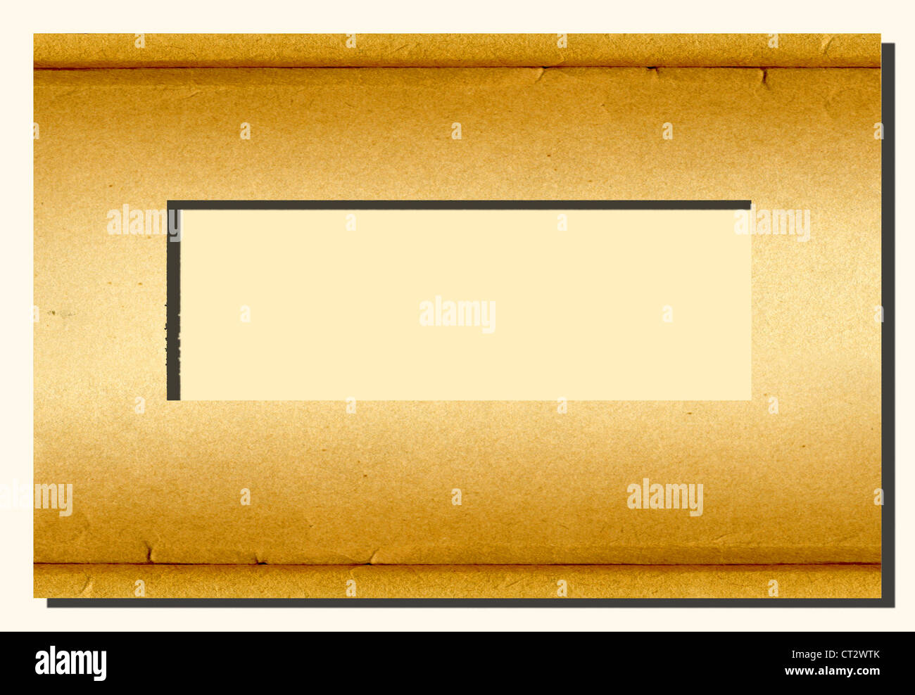 decorative frame from old paper Stock Photo - Alamy