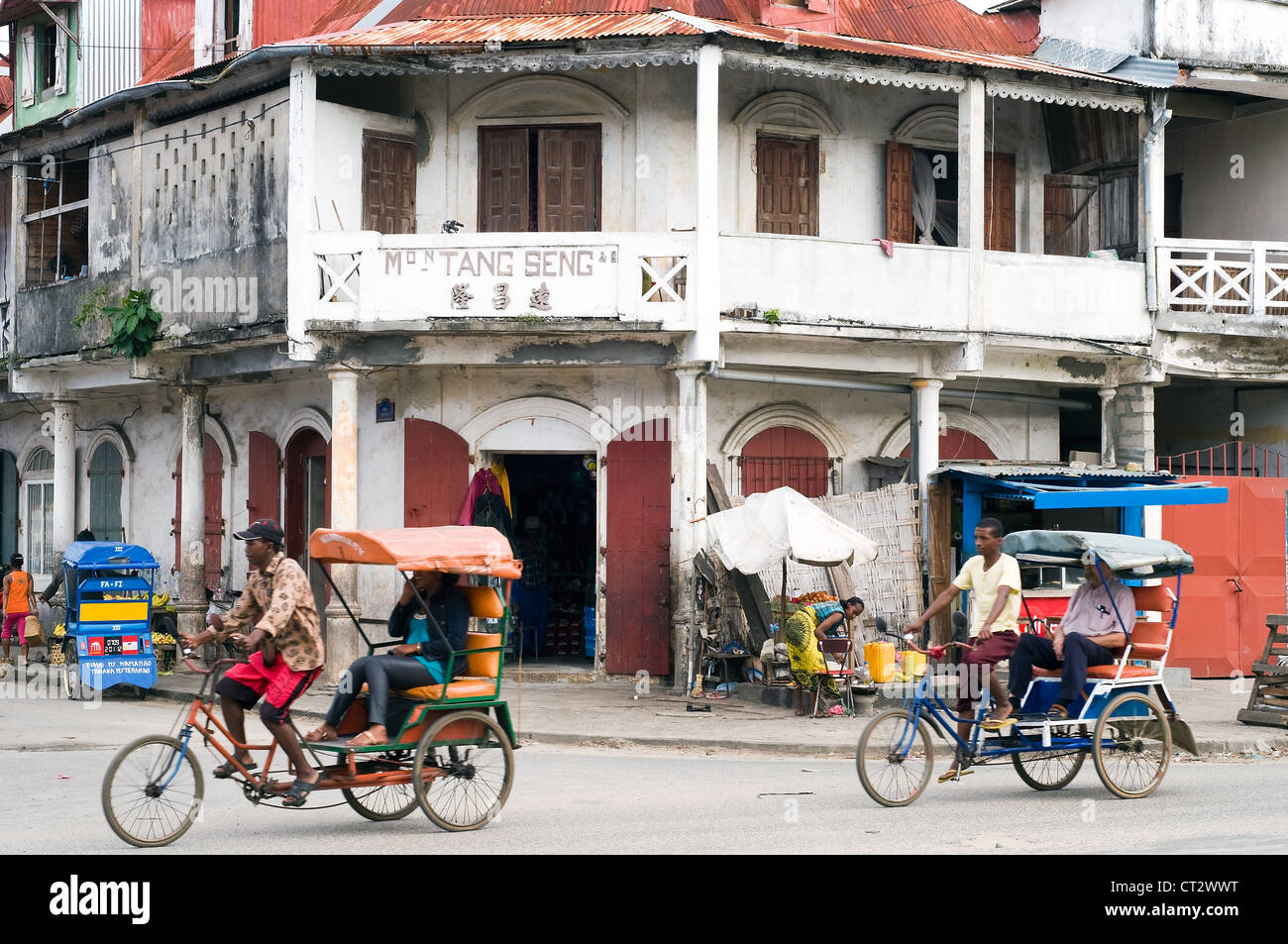 Tamatave, madagascar, rickshaw hi-res stock photography and images - Alamy