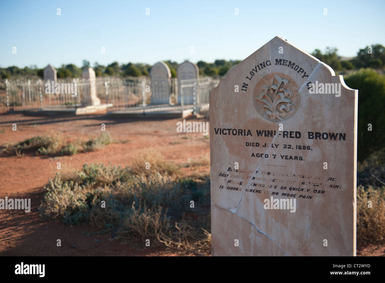 Cemetery outback australia hi-res stock photography and images - Alamy