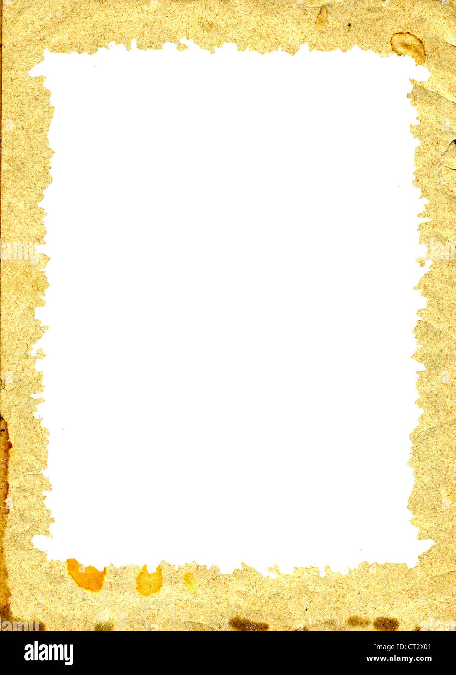 decorative frame from old paper Stock Photo - Alamy