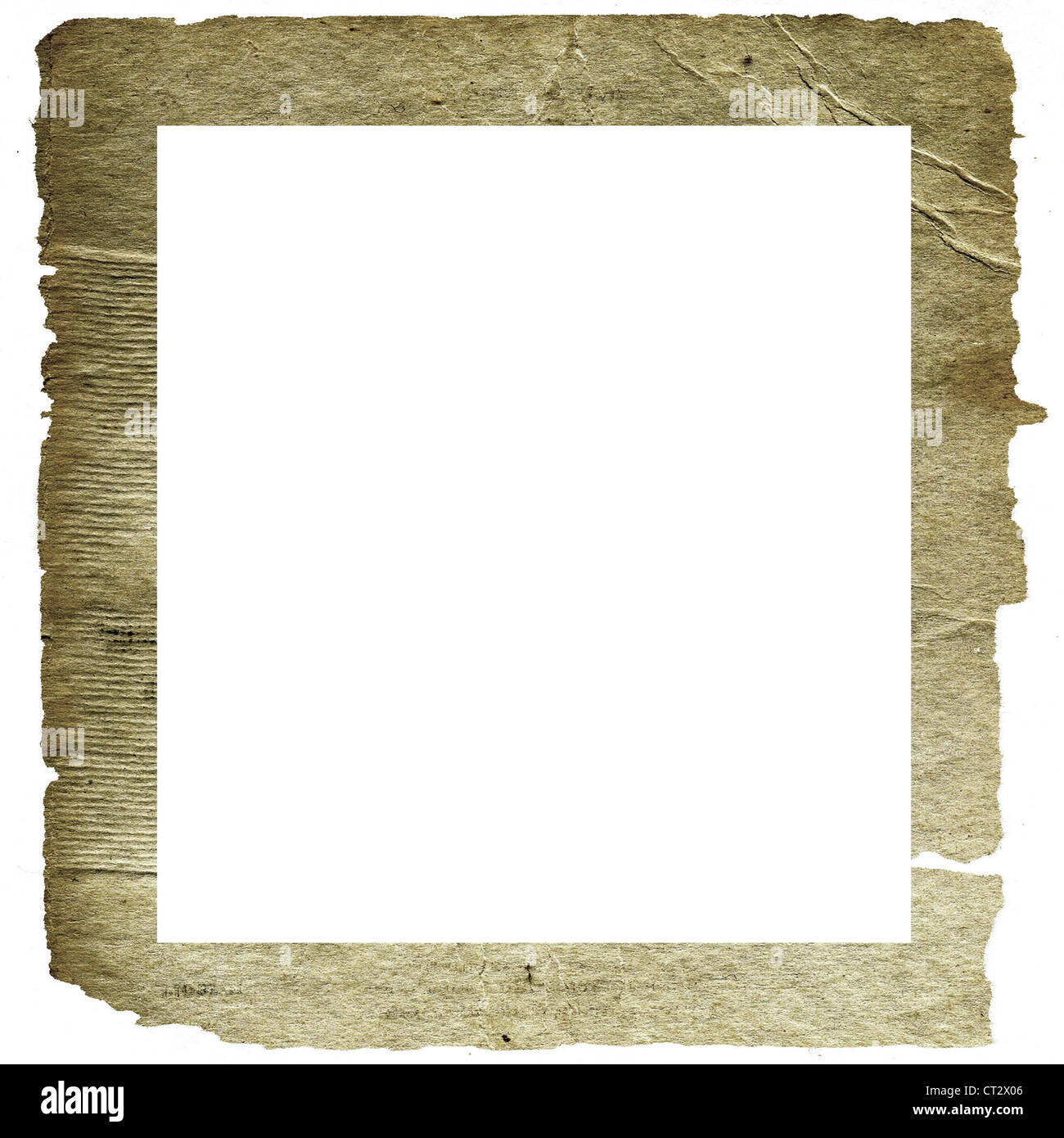 decorative frame from old paper Stock Photo - Alamy