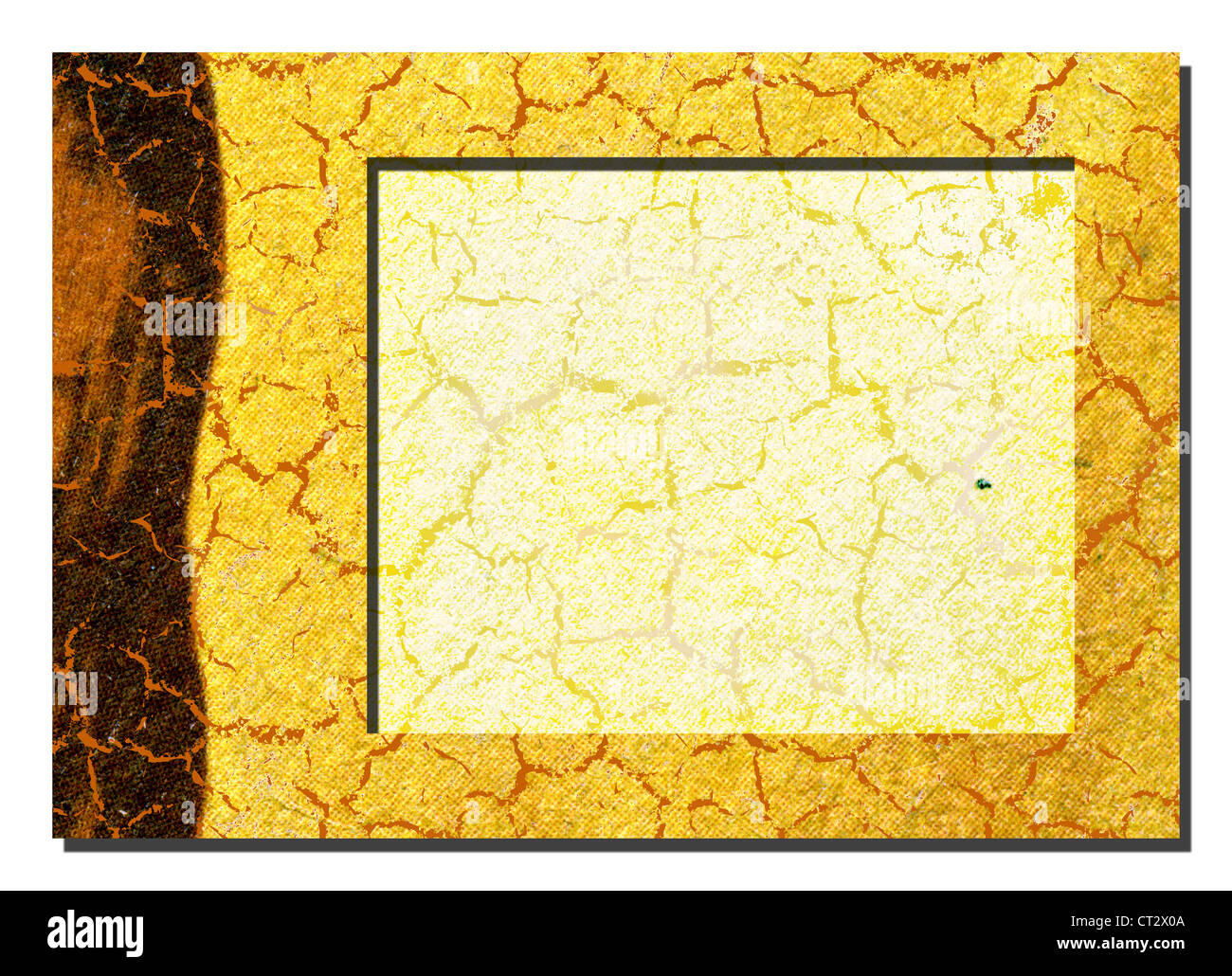 decorative frame from old paper Stock Photo - Alamy