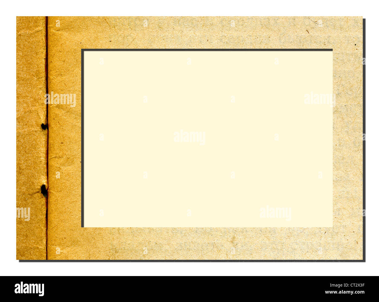 decorative frame from old paper Stock Photo - Alamy