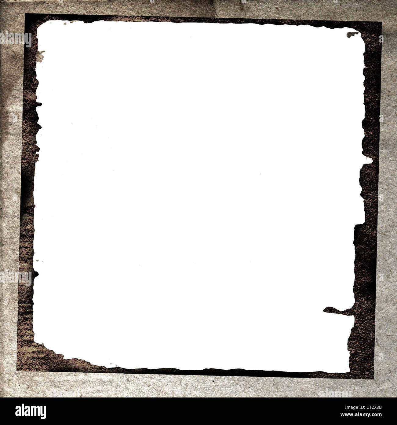 frame from old paper Stock Photo - Alamy