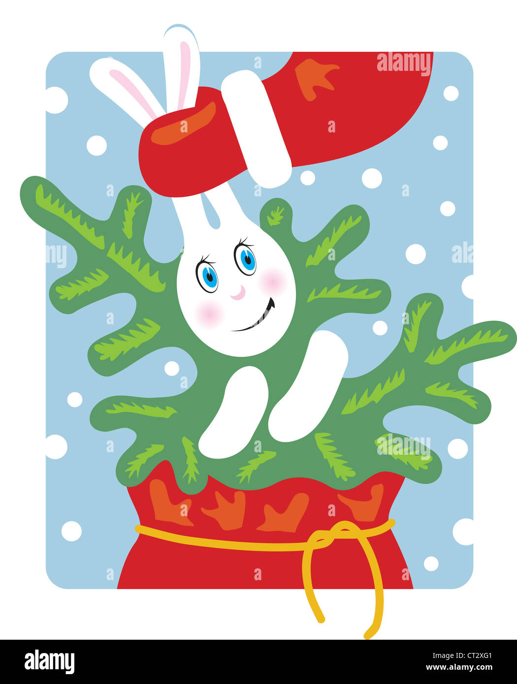 Rabbit christmas hi-res stock photography and images - Alamy