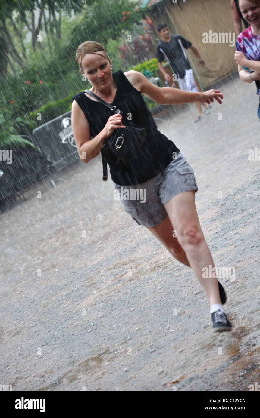 Soaking wet woman rain hi-res stock photography and images - Alamy