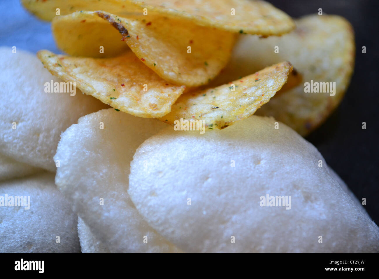 Potato crackers hi-res stock photography and images - Alamy