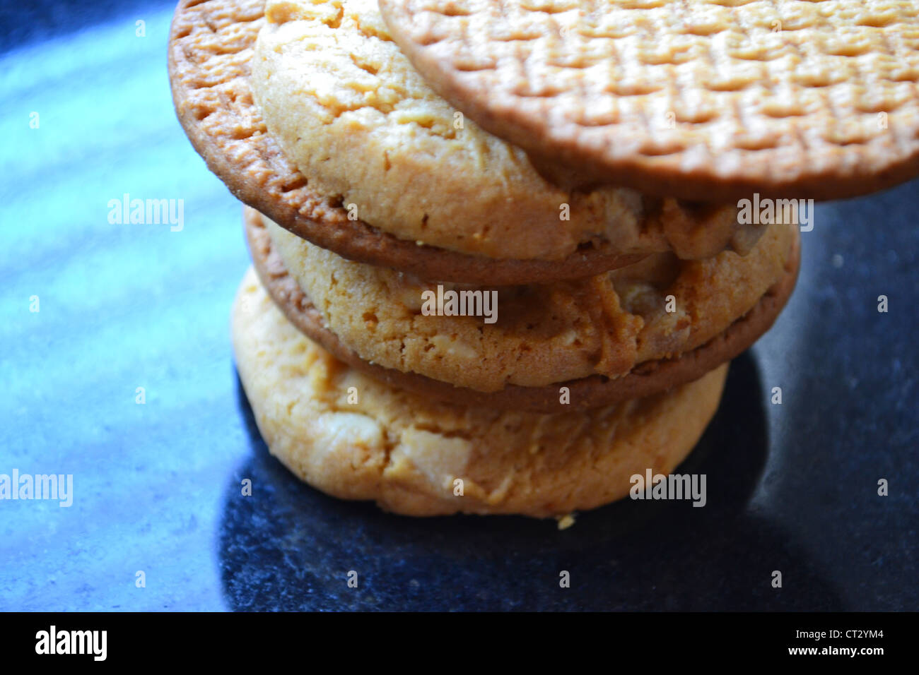 The Leaning Tower of Cookies Stock Photo - Alamy
