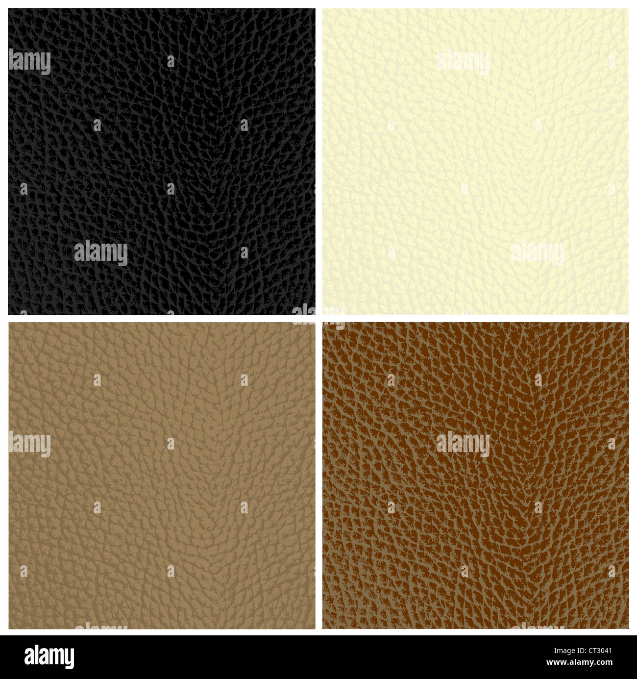 Set of leather textures Stock Photo - Alamy