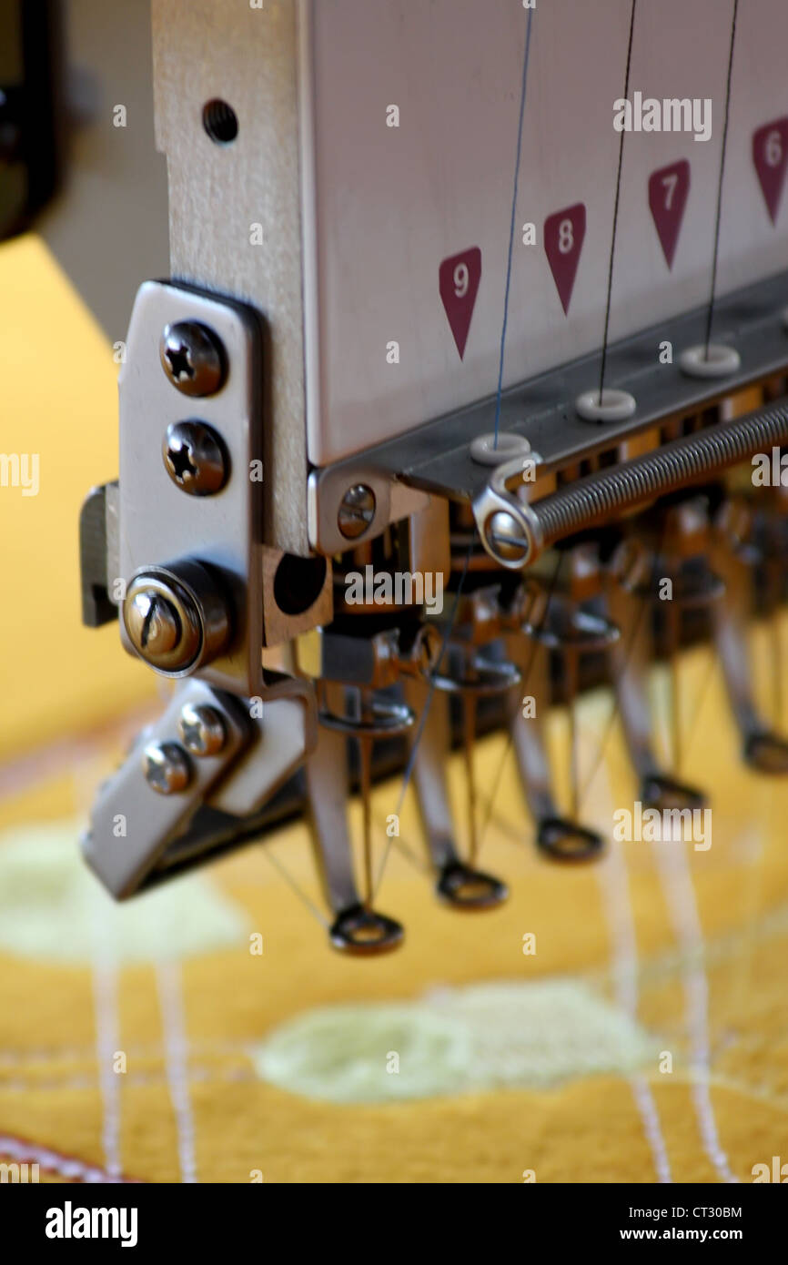 Embroidery machine hi-res stock photography and images - Alamy