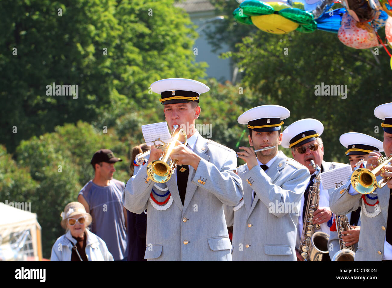 Russian military band hi-res stock photography and images - Alamy