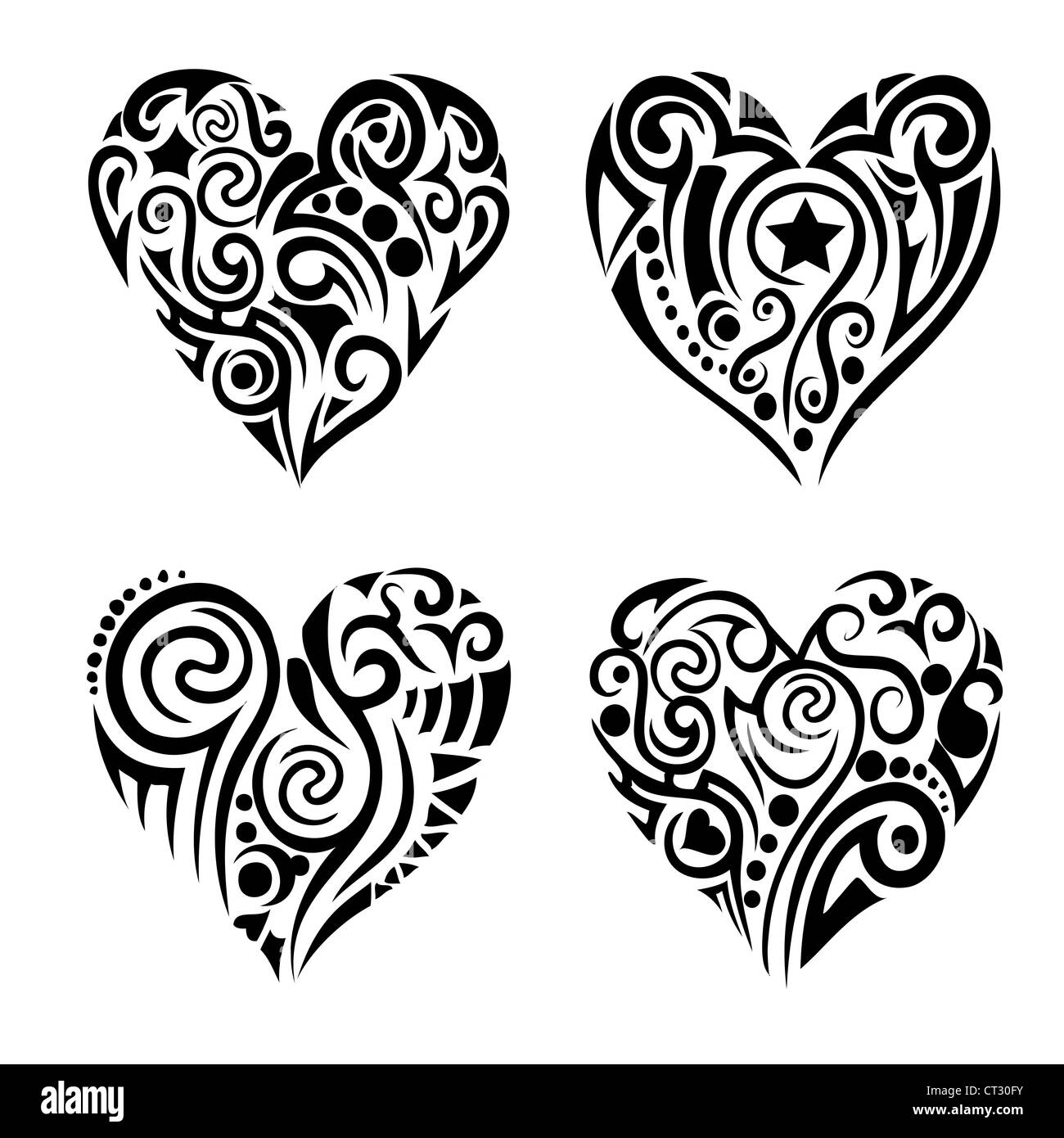 Tribal heart hi-res stock photography and images - Alamy