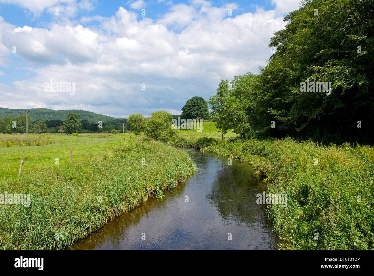 River Rusland in the Rusland Valley, South Lakeland, Lake District ...