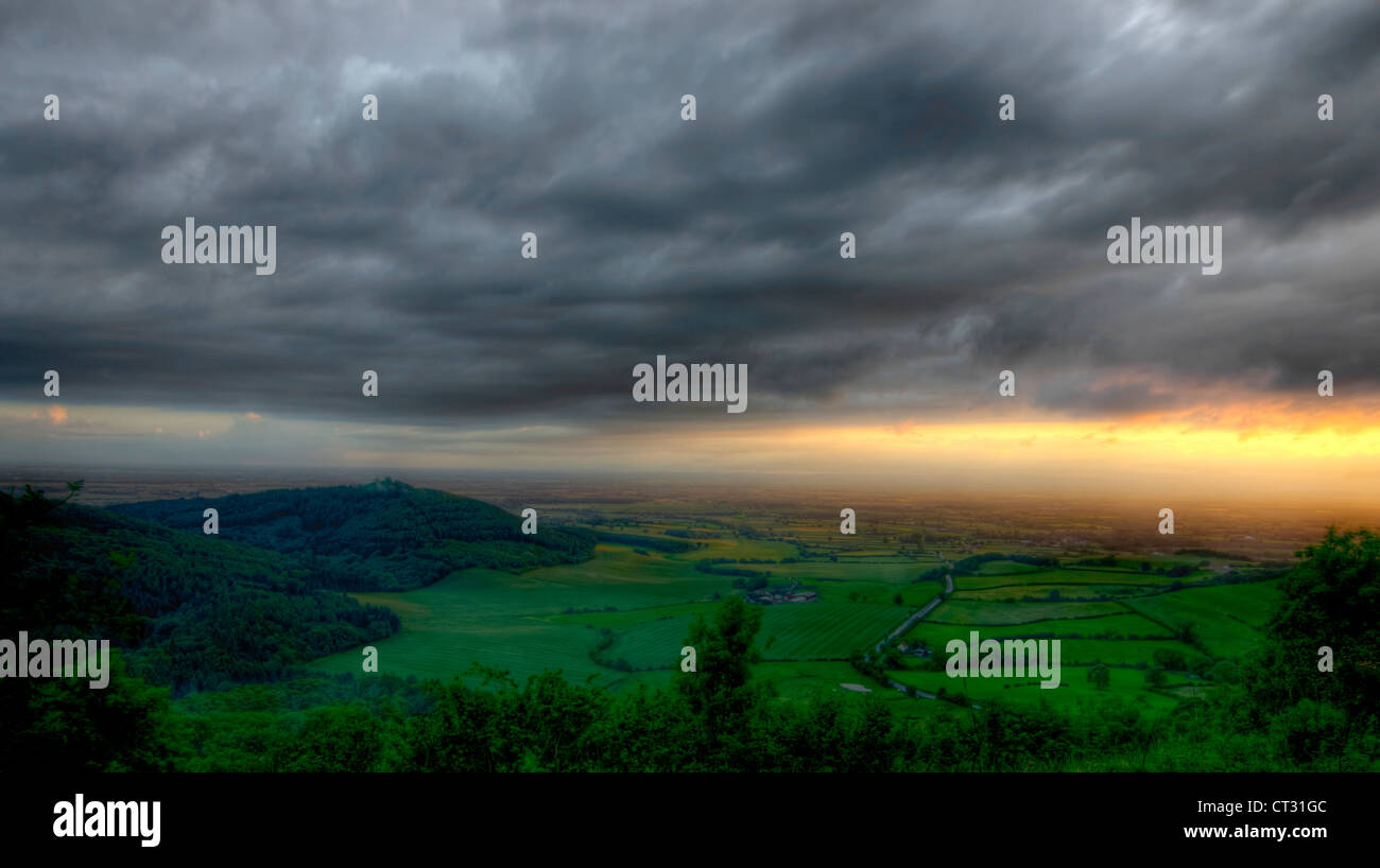 Aerial view yorkshire moors hi-res stock photography and images - Alamy
