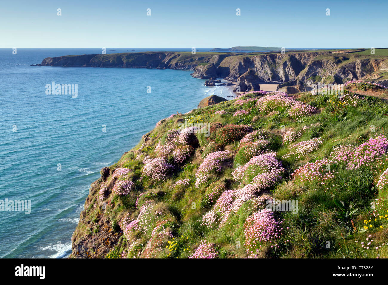 Bedruthan steps beach steps hi-res stock photography and images - Alamy