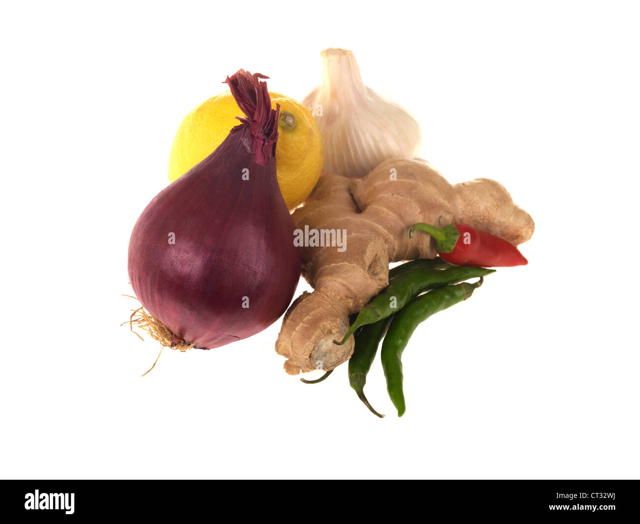 Fresh Cooking Ingredients Stock Photo - Alamy