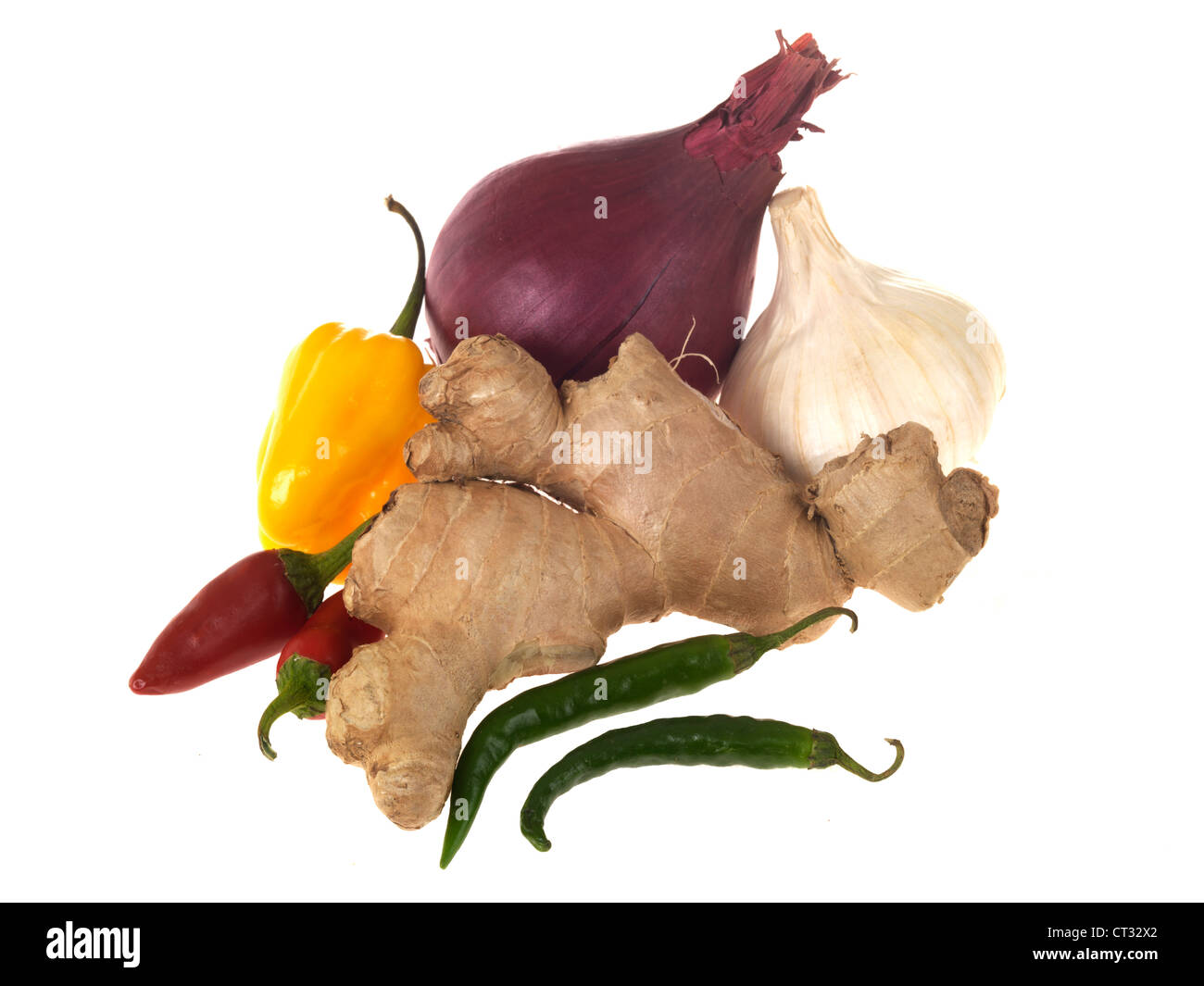 Fresh Cooking Ingredients Stock Photo - Alamy