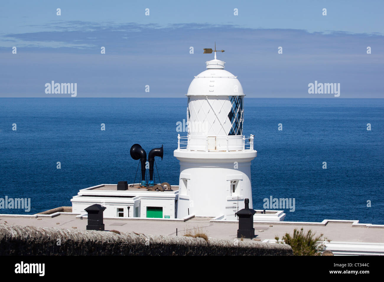 Pendeen Watch Lighthouse Stock Photo - Alamy