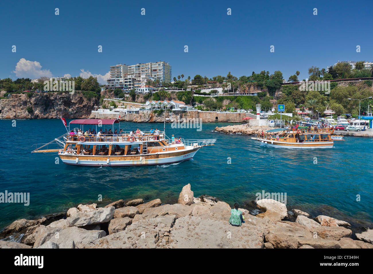 Port of Antalya, Antalya, Turkey, Asia Stock Photo - Alamy