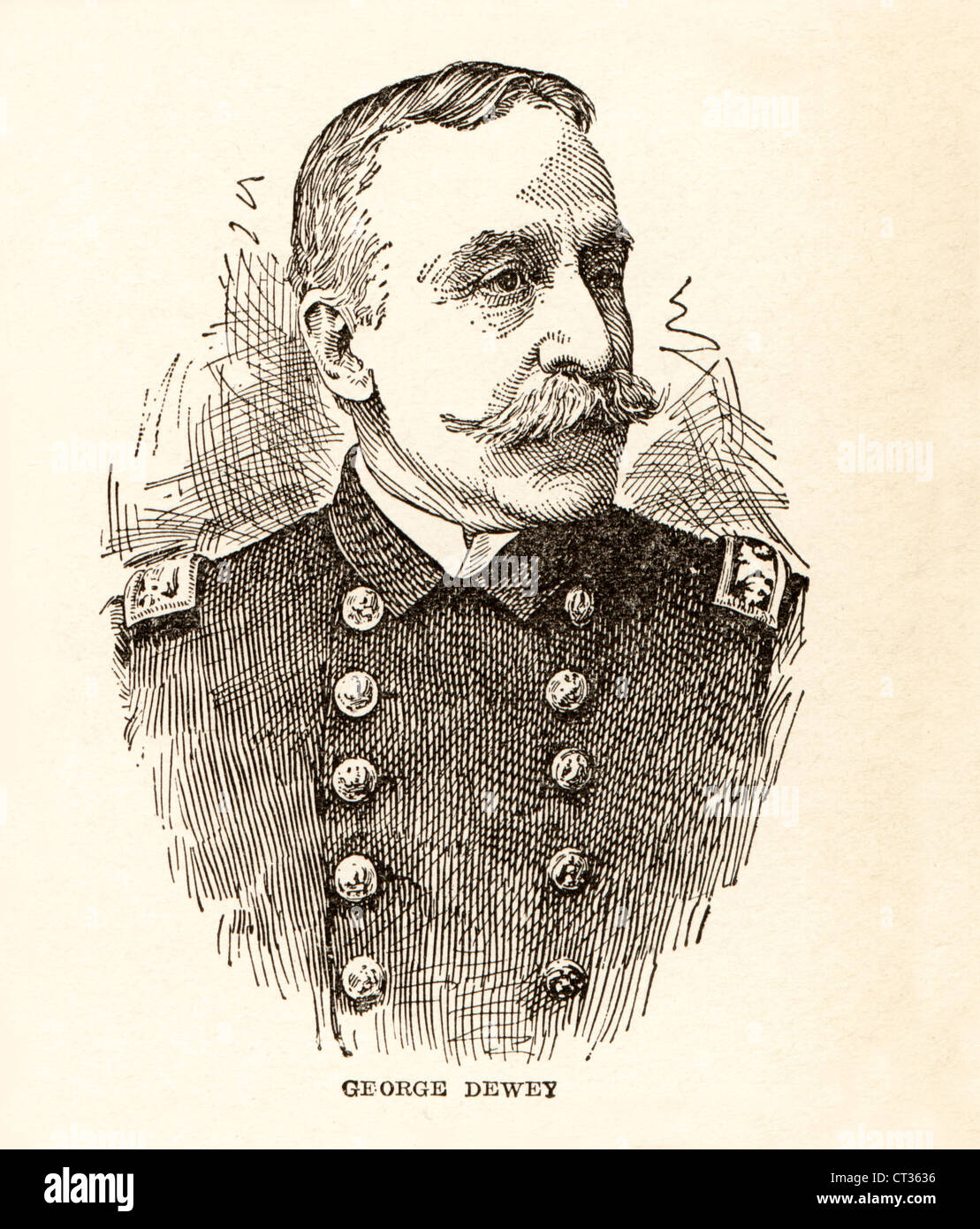 George Dewey, 1837 - 1917, American naval officer, admiral Stock Photo ...