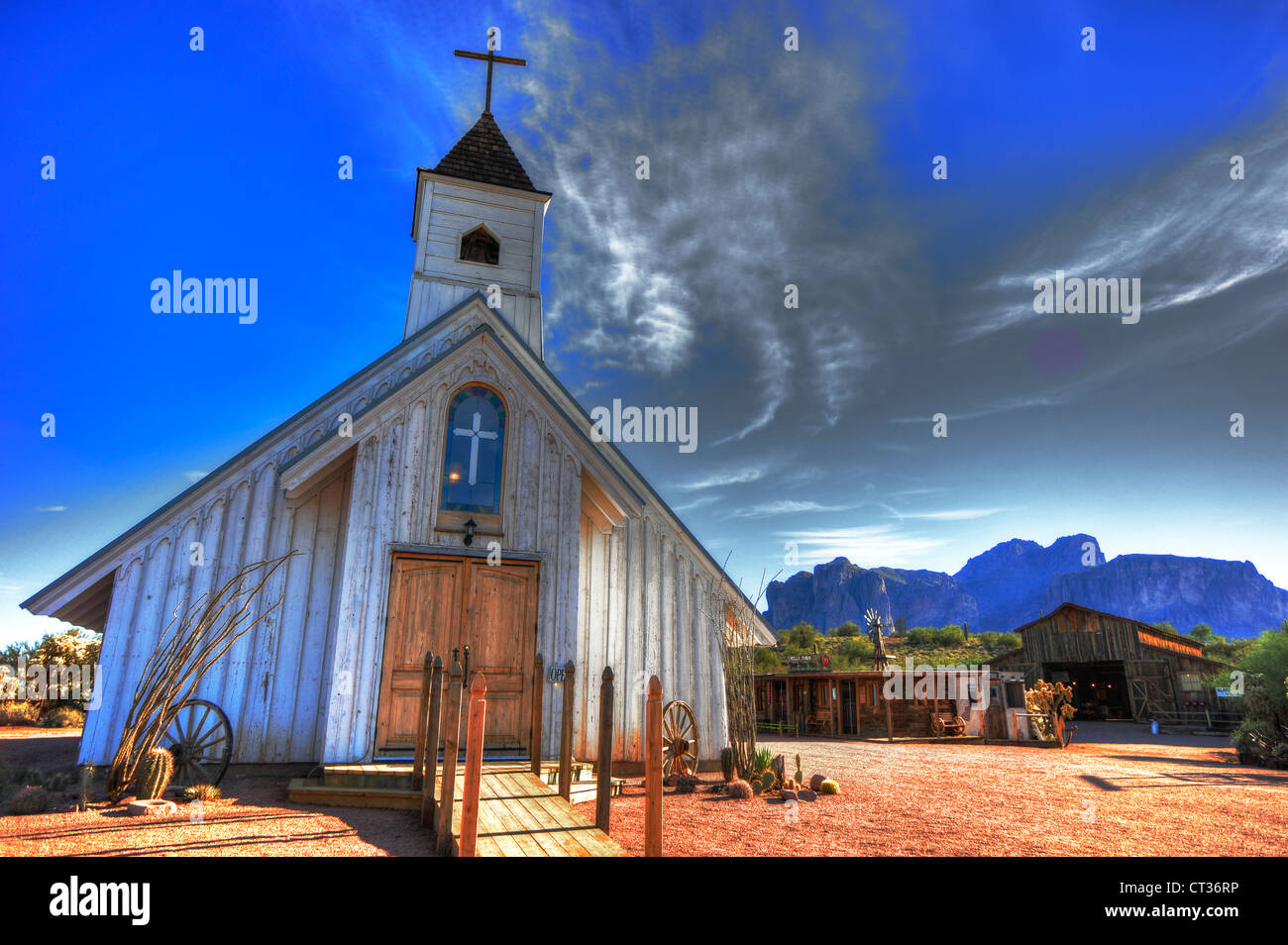 Desert church hi-res stock photography and images - Alamy