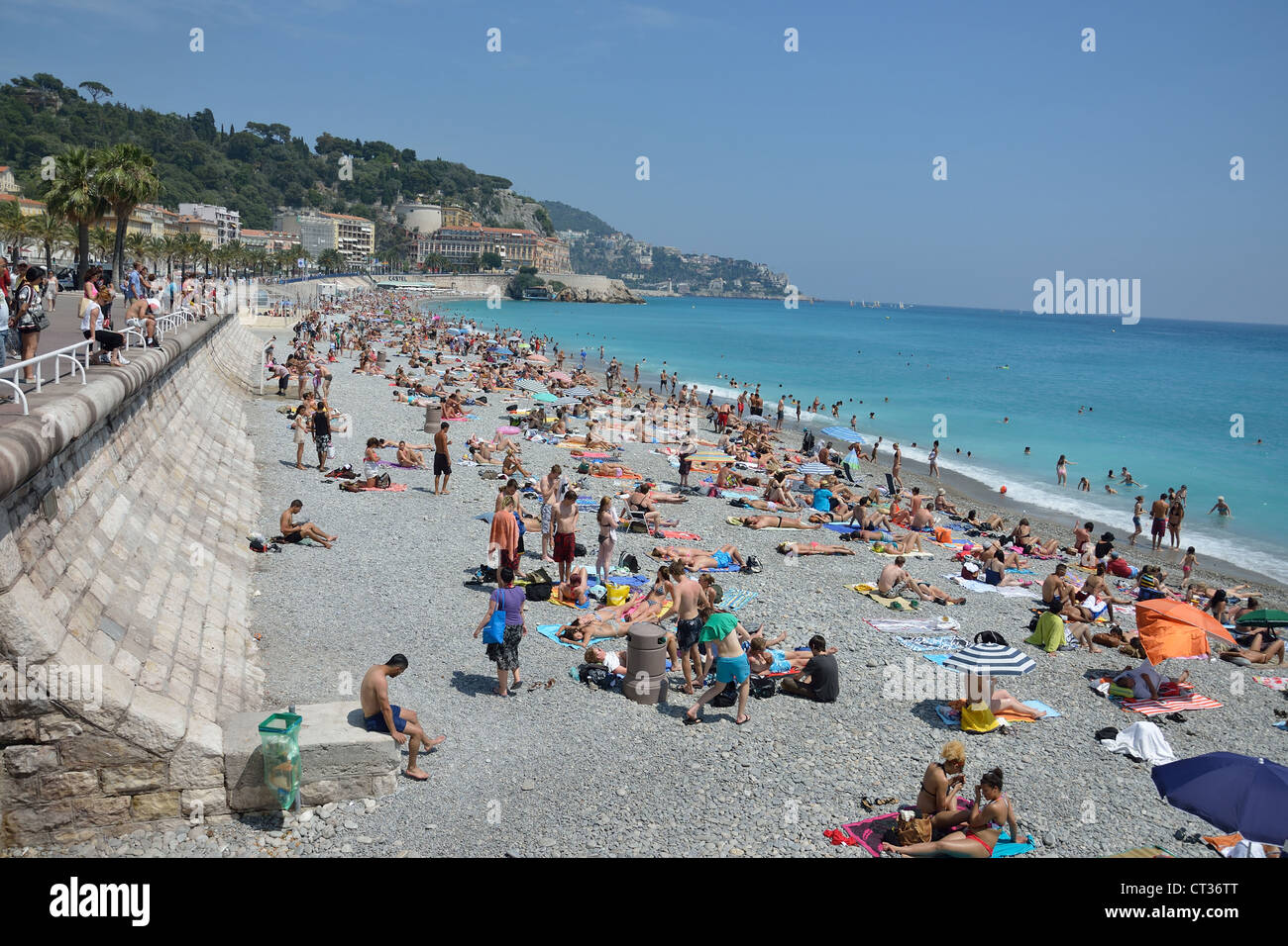 Plage publique public beach nice hi-res stock photography and images ...