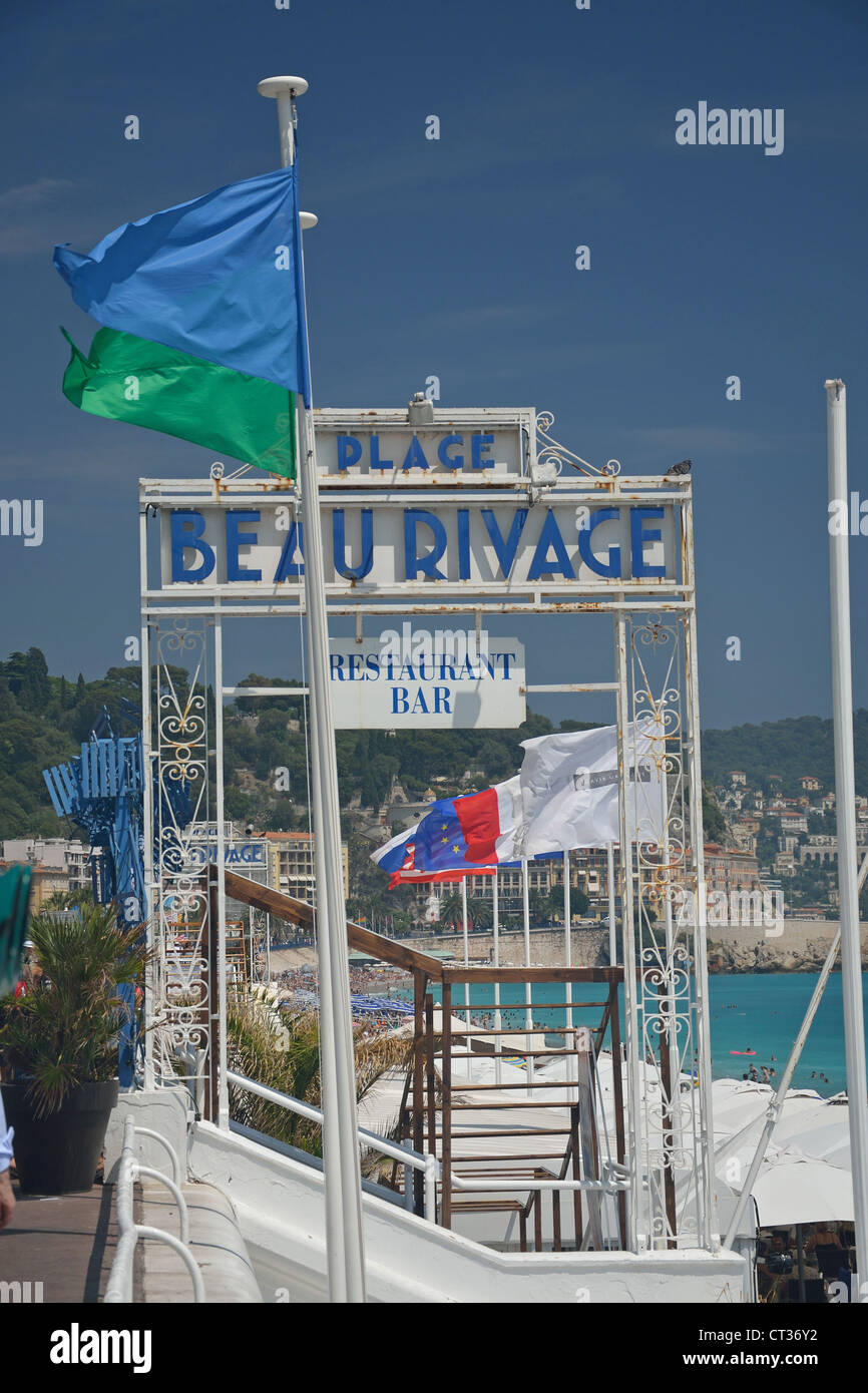 Beau Rivage bar and restaurant, Promenade des Anglais, Nice, Côte d ...