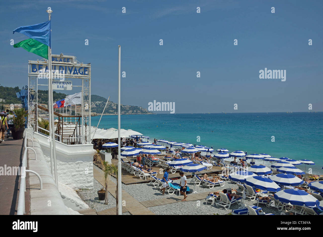 Beau Rivage bar and restaurant, Promenade des Anglais, Nice, Côte d ...