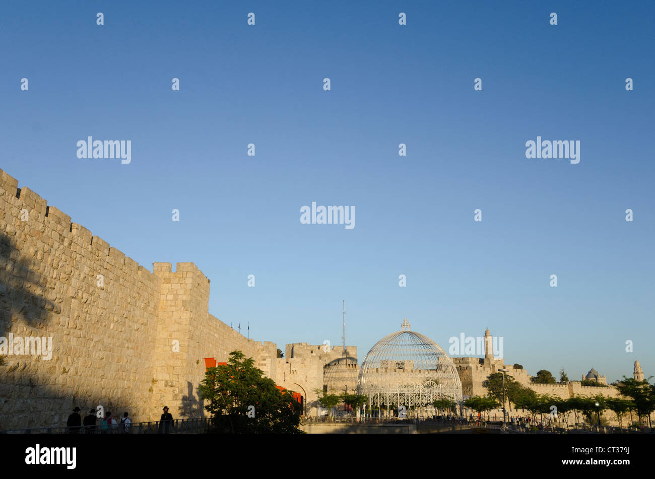 JERUSALEM, ISRAEL -JUNE 6: The Jerusalem Festival of Light 2012 on June ...