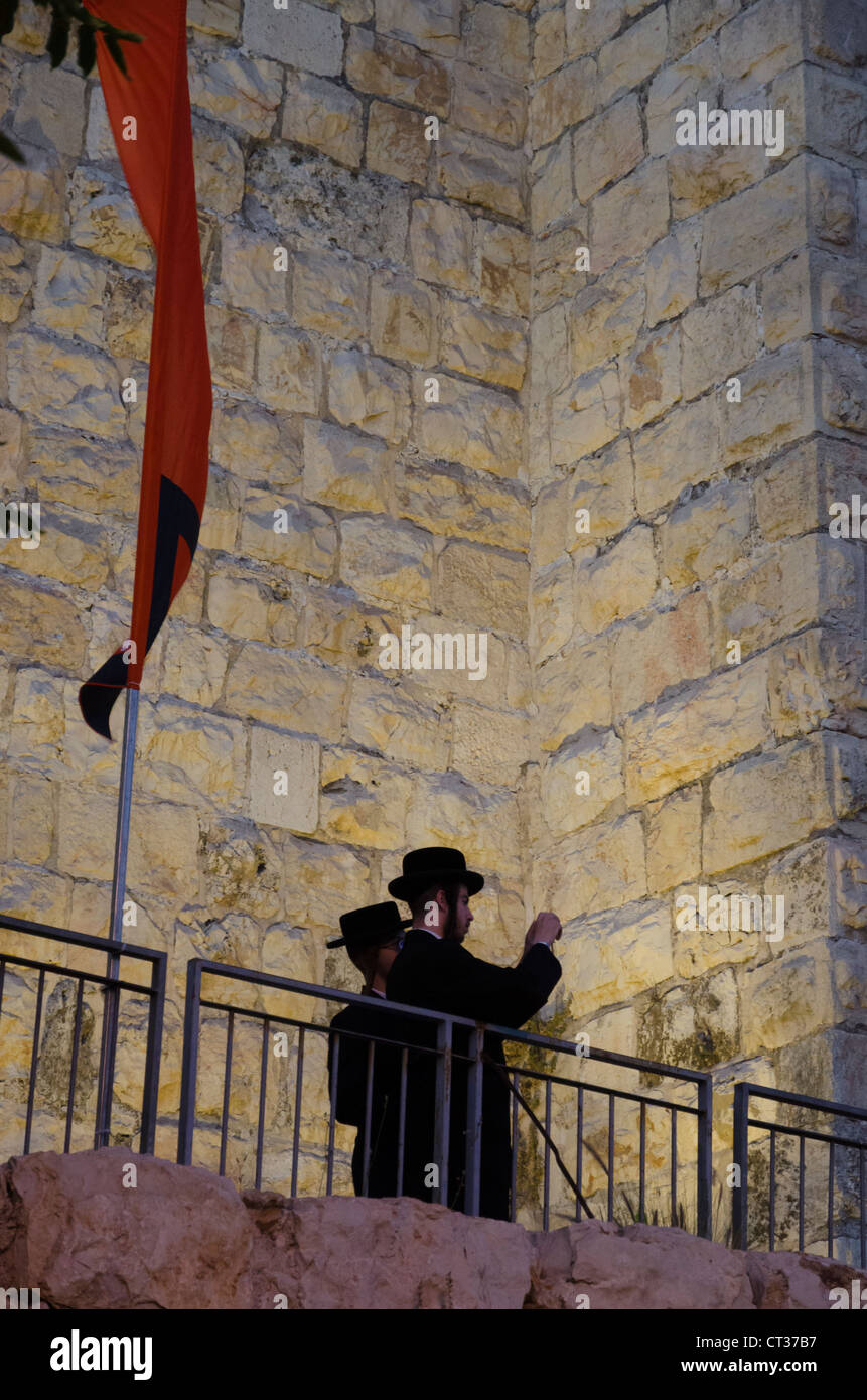 JERUSALEM, ISRAEL -JUNE 6: The Jerusalem Festival of Light on June 6 ...