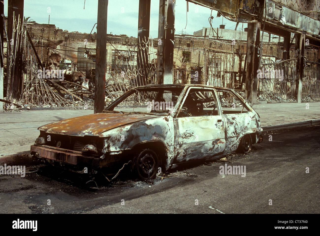 Riot 1992 los angeles hi-res stock photography and images - Alamy