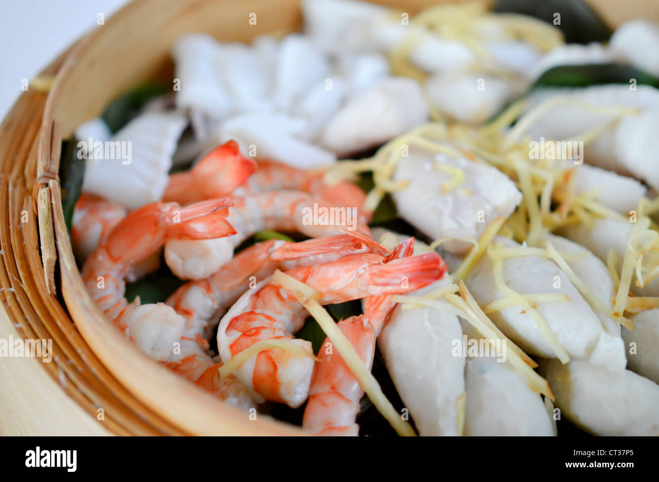 Steam seafood hi-res stock photography and images - Alamy