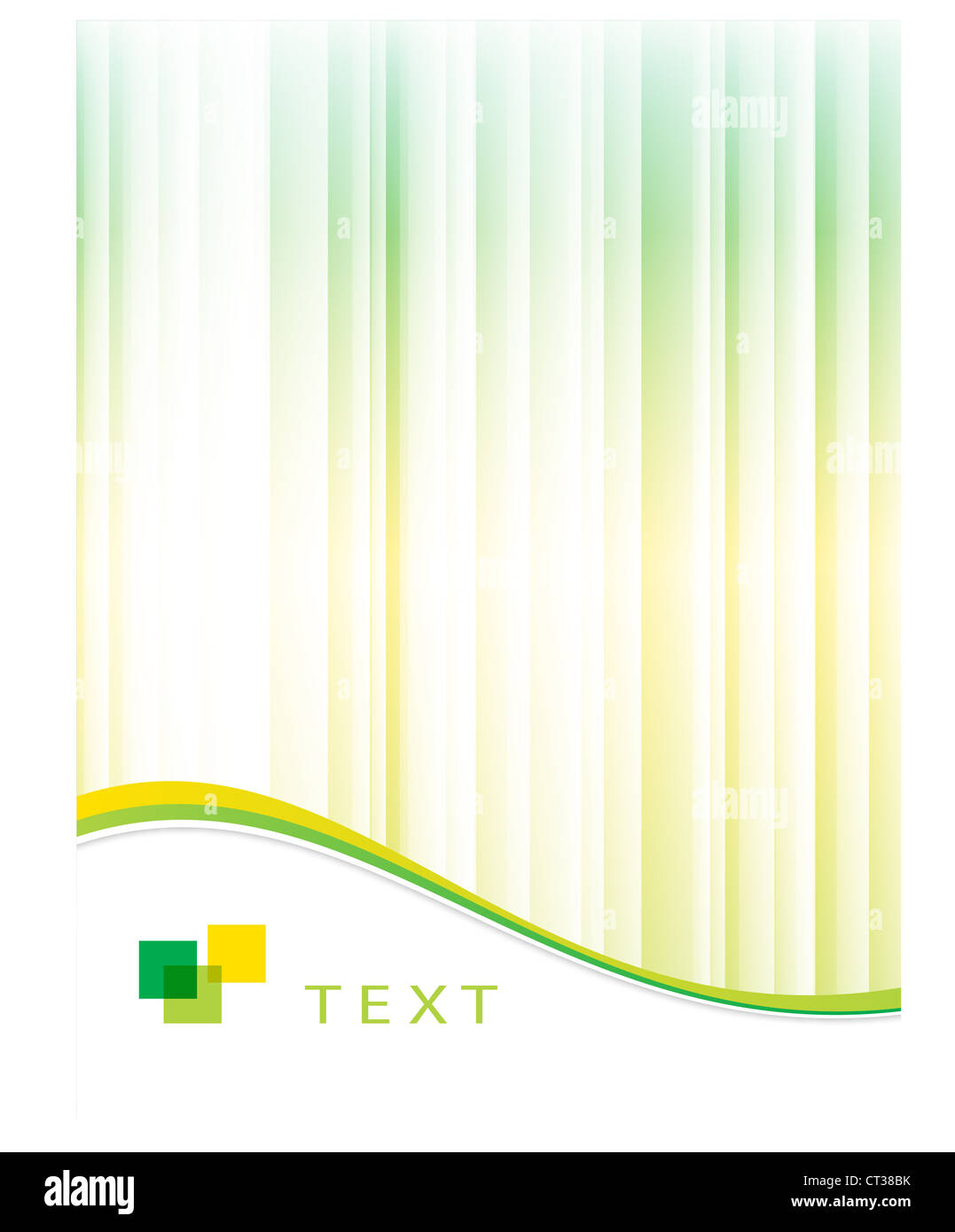 Abstract green background with place for text. illustration Stock Photo ...