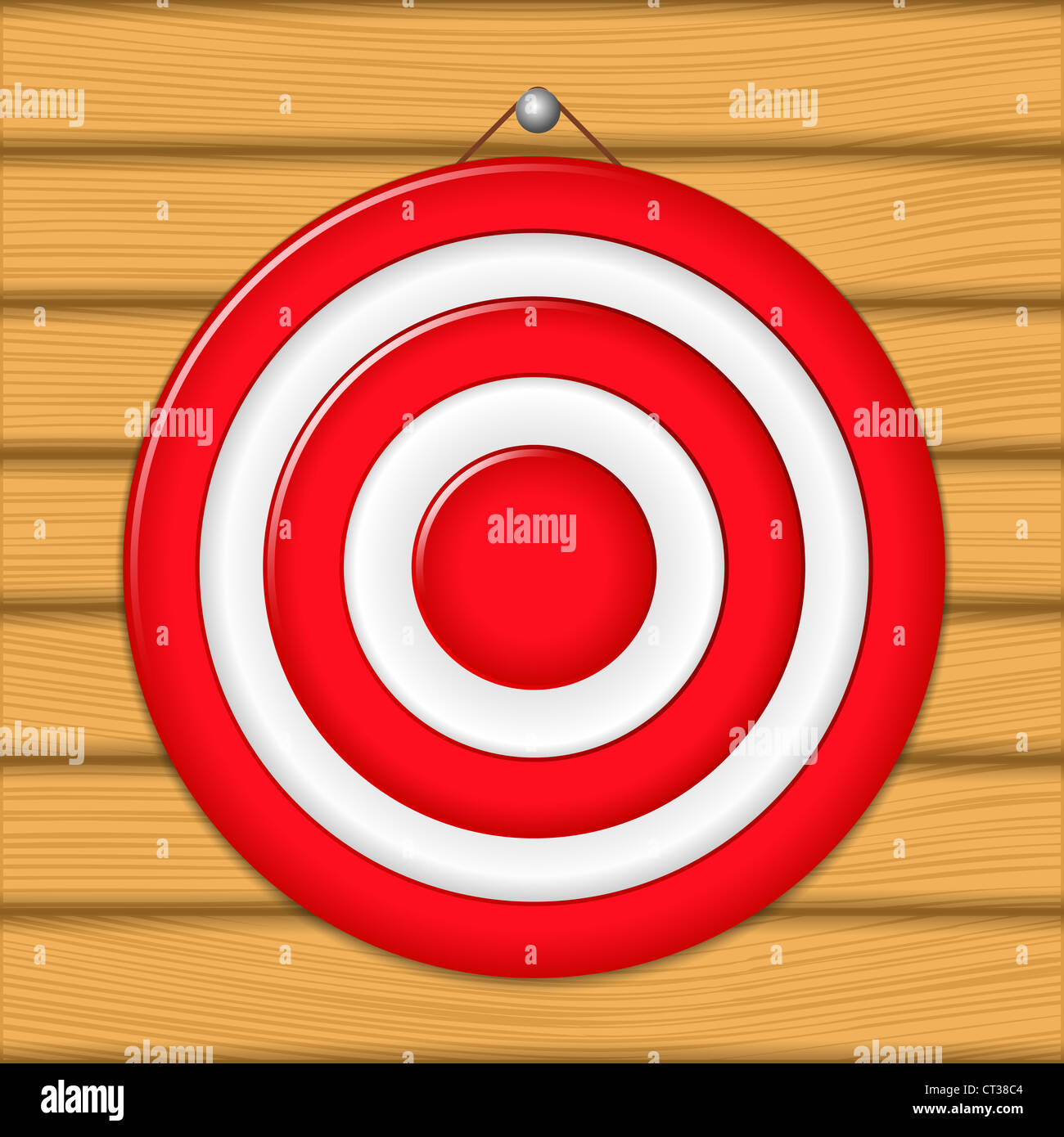Target on the wall Stock Photo - Alamy