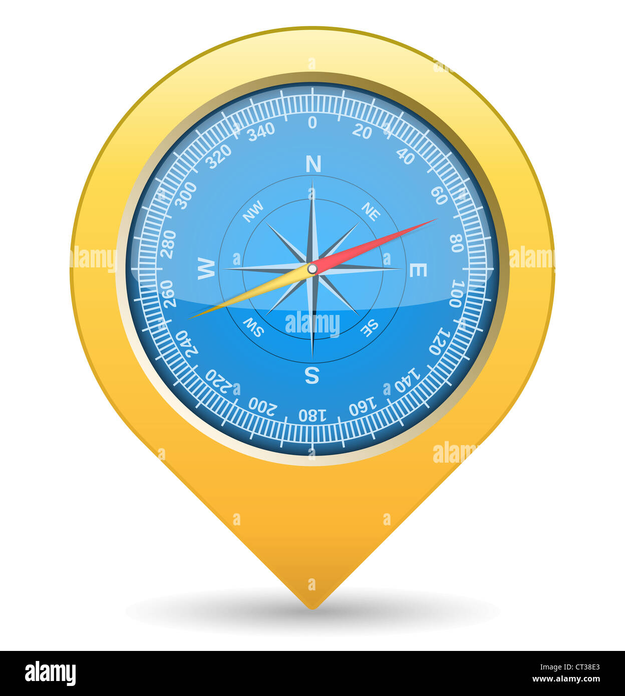 Metal compass rose hi-res stock photography and images - Alamy