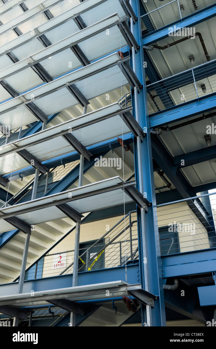 Steps up the side of a building Stock Photo - Alamy