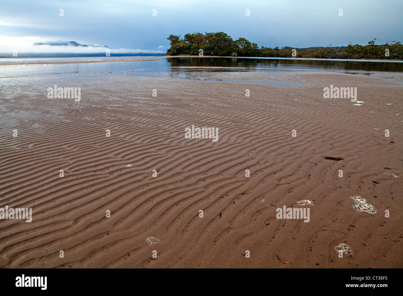 View across Port Davey from Settlement Point in Tasmania's Southwest ...