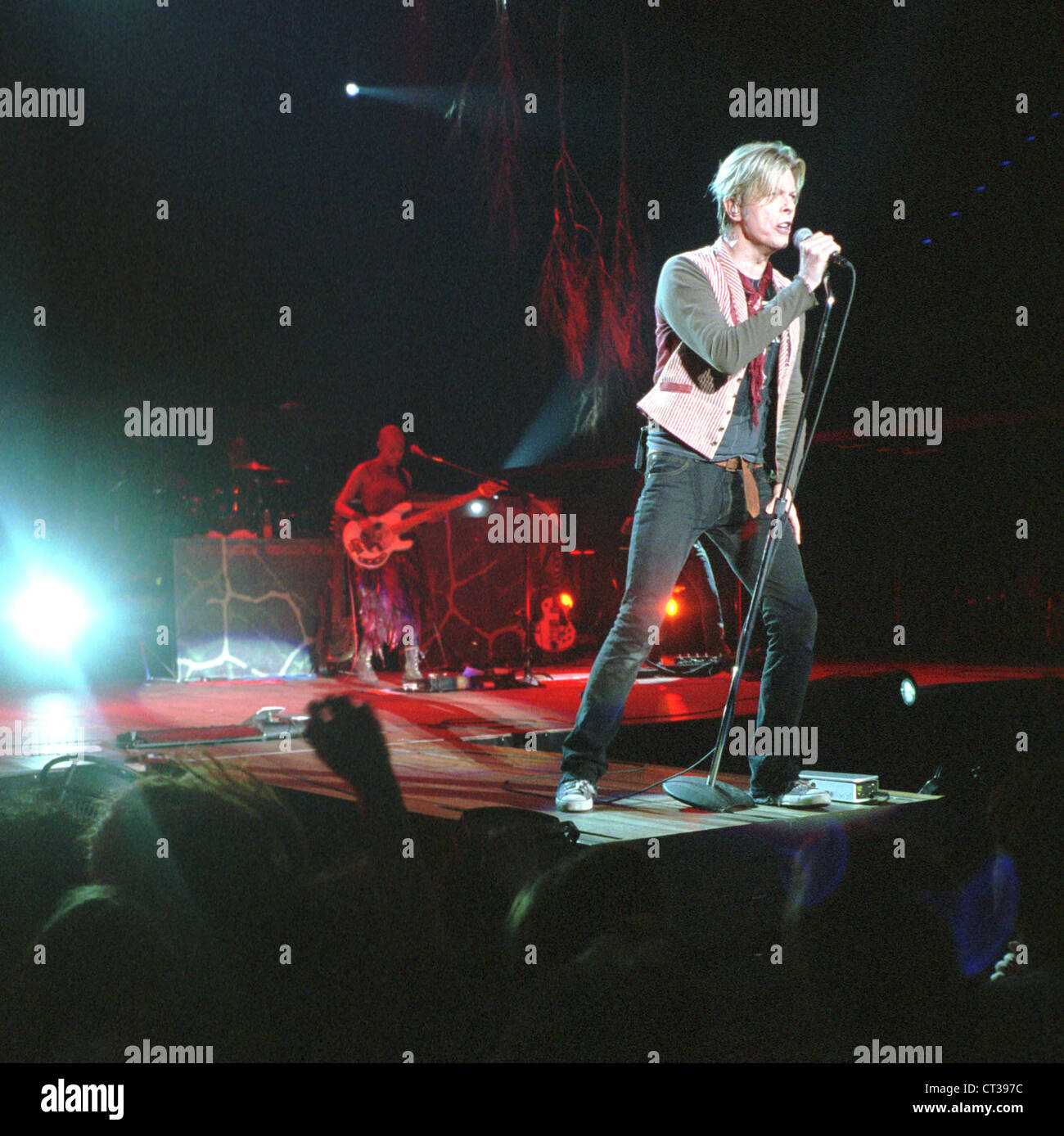 David Bowie concert in Berlin Stock Photo - Alamy