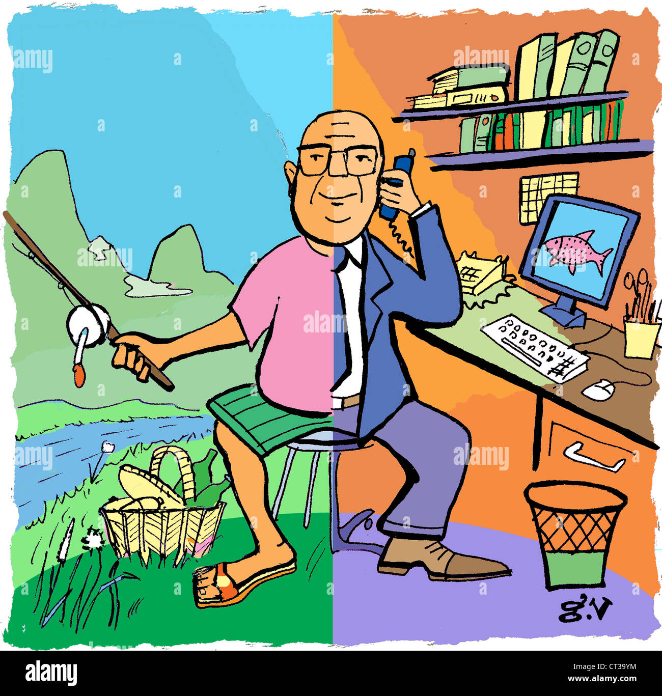 RETIRED PERSON, CONCEPT Stock Photo - Alamy